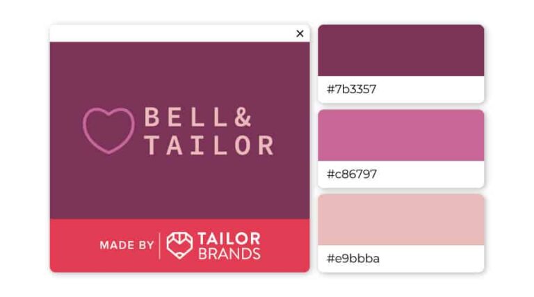 Pink Logo Design Tips & Ideas | Tailor Brands