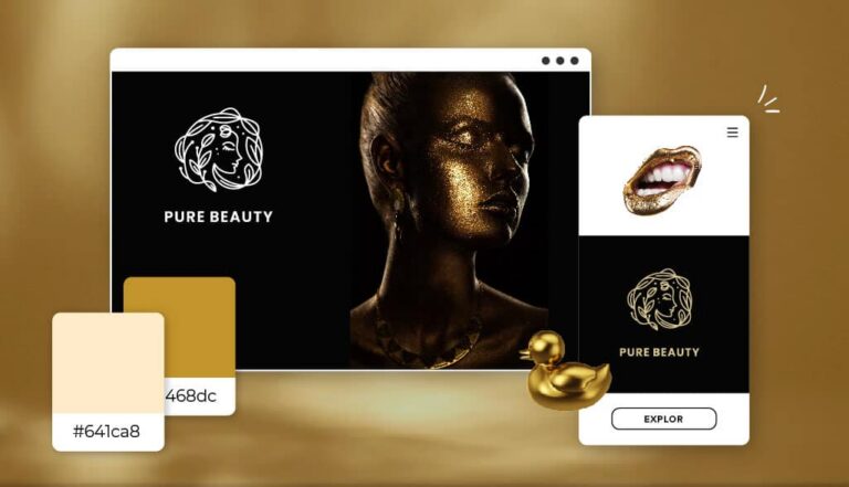¿Un logo dorado sería adecuado para tu empresa? - Tailor Brands