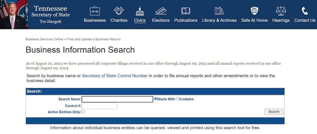 How To Do a Business Entity Search in Tennessee | Your Guide