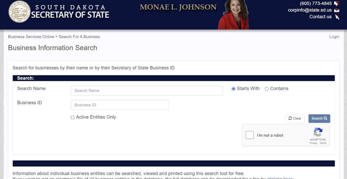 How To Do a Business Entity Search in South Dakota | A Guide