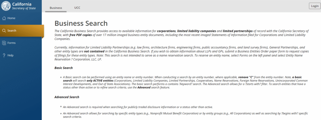 How to Do a Business Entity Search in California: Your Guide